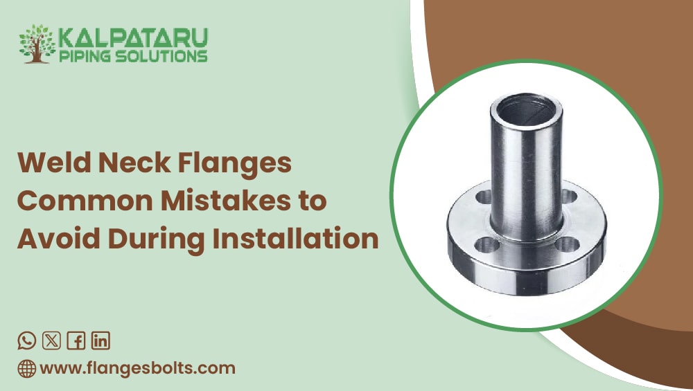 Weld Neck Flanges: Common Mistakes to Avoid During Installation