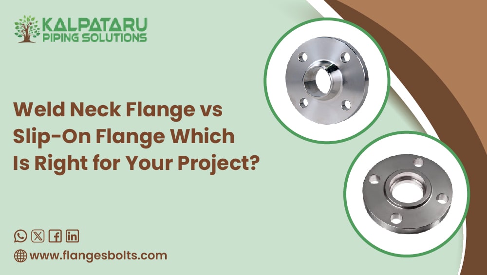 Weld Neck Flange vs Slip-On Flange: Which is Right for Your Project?